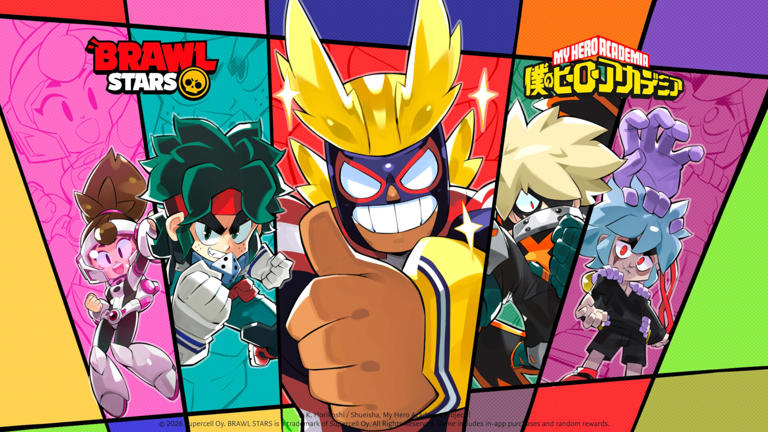 Brawl Stars x My Hero Academia skins: All cosmetics and how to unlock them