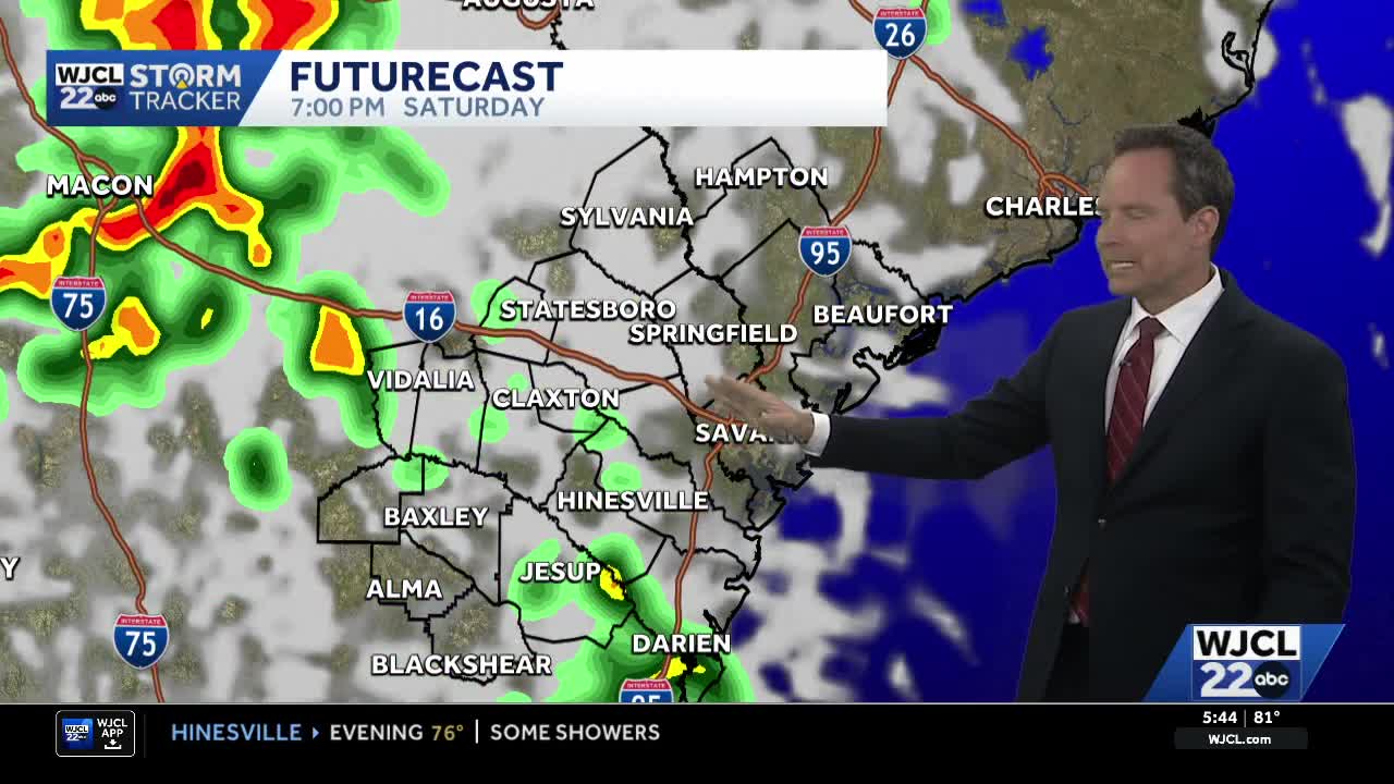 Tracking weekend rain chances & wildfire smoke for Southeast Georgia ...