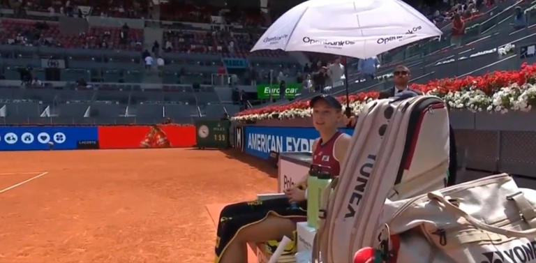 Watch: Elena Rybakina's blunt yet funny reaction to Madrid shot clock ...