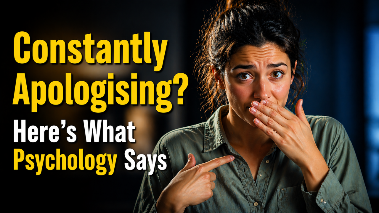 Psychology says people who constantly apologise are hiding this one ...