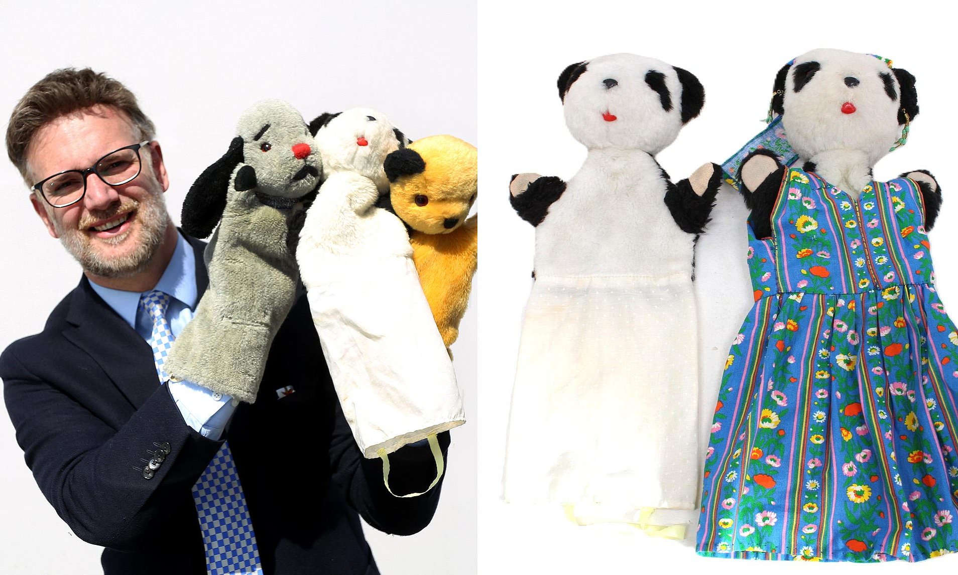 Original puppets from The Sooty Show sell for £14,000 at auction