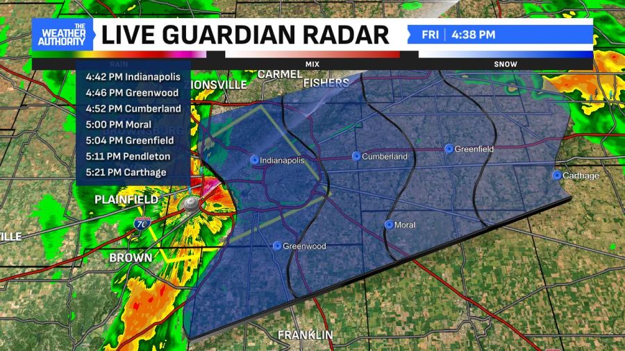 Live: Spring storm triggers tornado warning, power outages