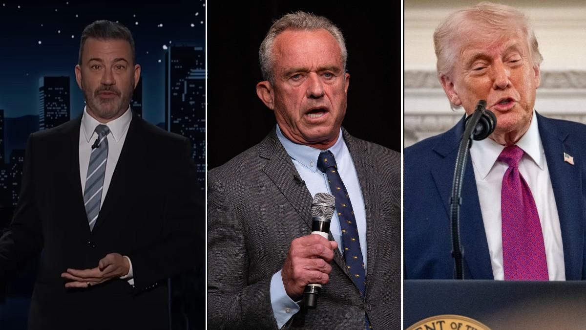 Jimmy Kimmel roasts RFK Jr. for defending Donald Trump's math