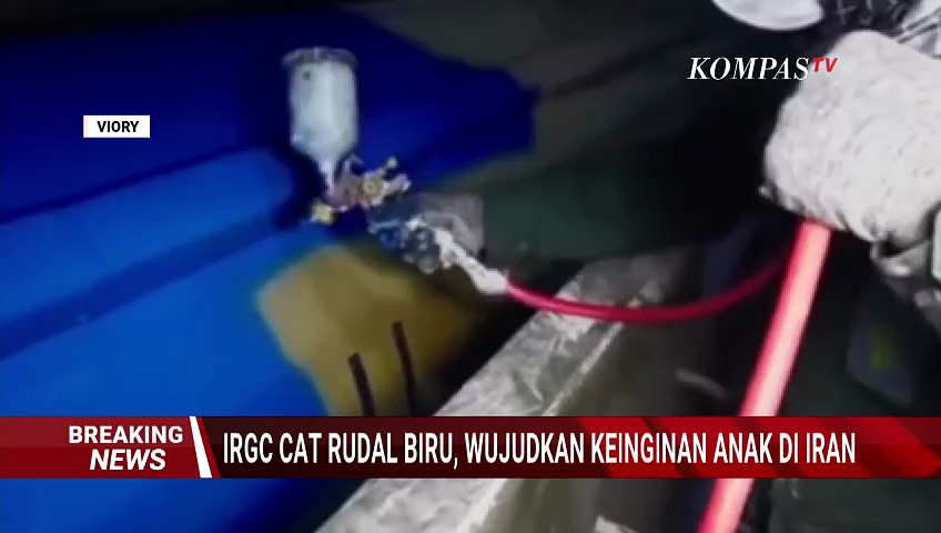 Viral! IRGC rilis video cat rudal warna biru, diduga penuhi permintaan ...