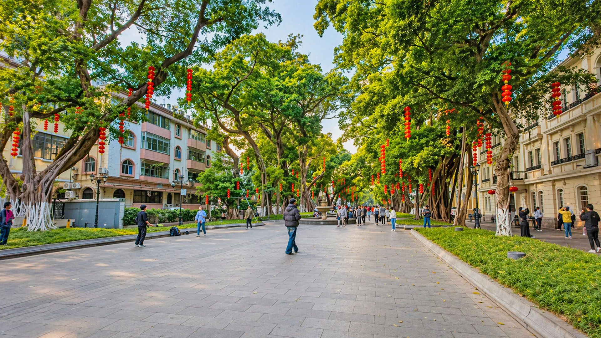 Una strada nascosta in Cina, tranquilla e diversa dal solito