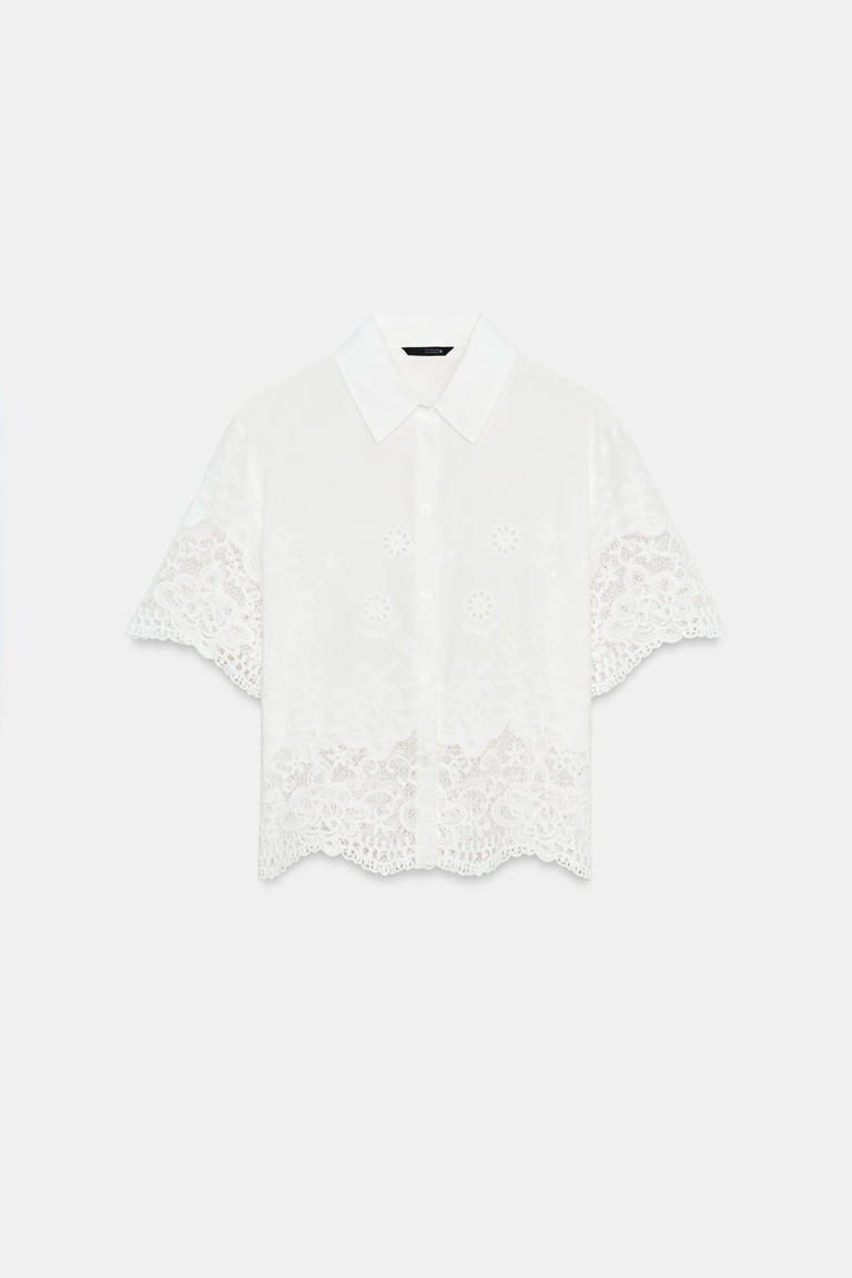 服を買うなら【ZARA】が大当たりかも! “センス良い”って褒められそう♡「刺繍トップス」