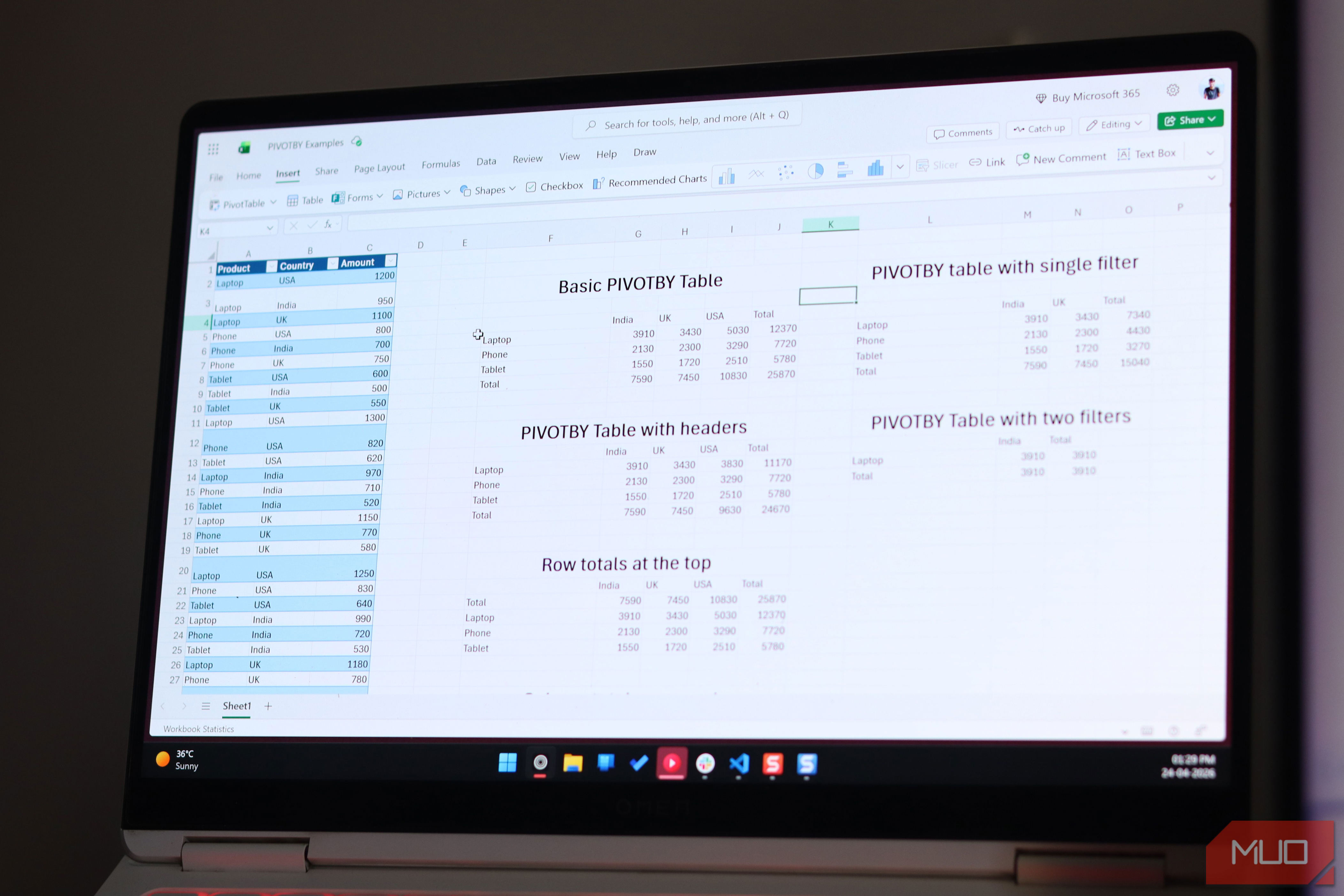 Your pivot tables are okay, but rebuilding them this way takes 5 ...