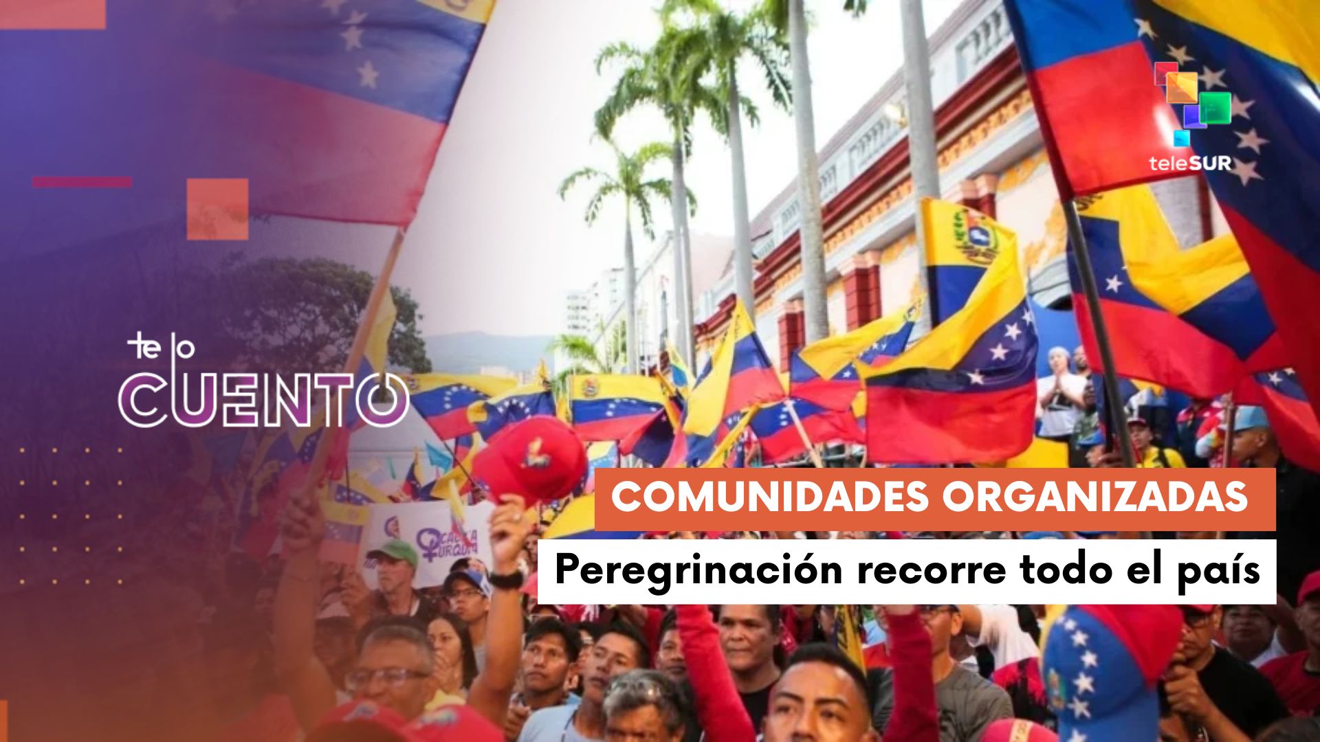 Peregrinación converge en Caracas contra bloqueo