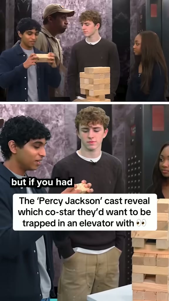 Who would the 'Percy Jackson' cast want to be trapped in an elevator ...