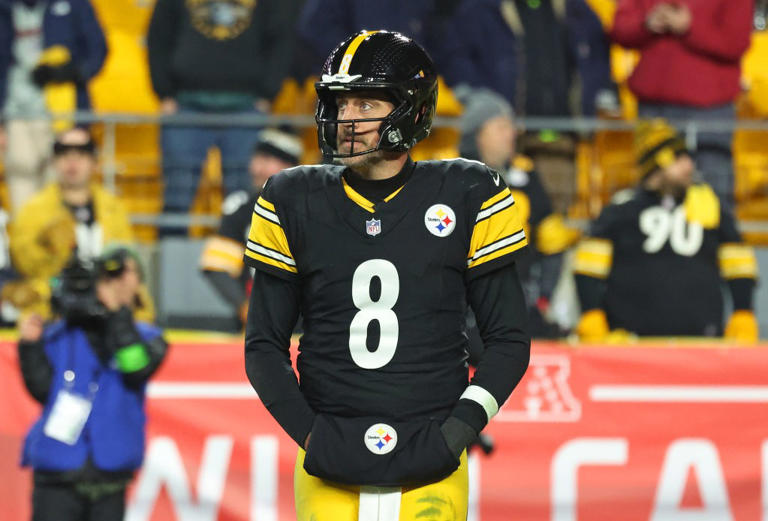 Steelers draft Penn State QB Drew Allar as they face Aaron Rodgers ...
