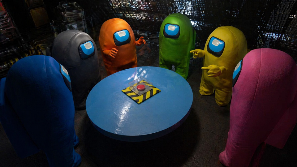 Live action Among Us reveals impostor hunt