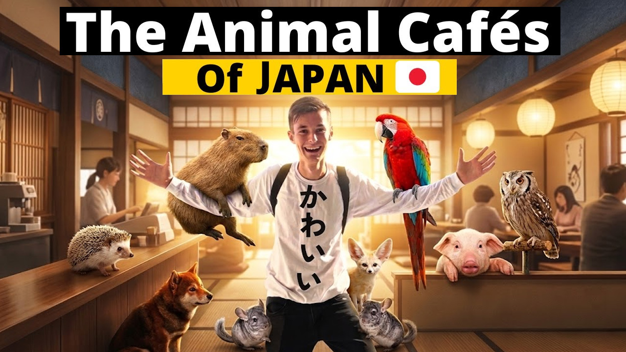 Inside Japan’s famous animal cafes | Cute and unique cafe tour experience