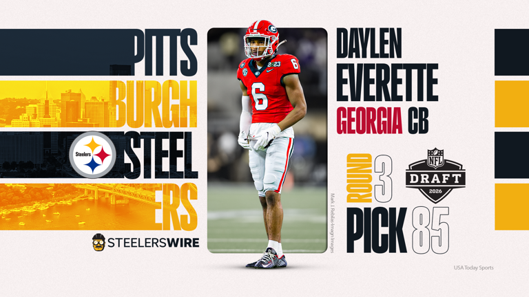Georgia DB Daylen Everette drafted by the Pittsburgh Steelers