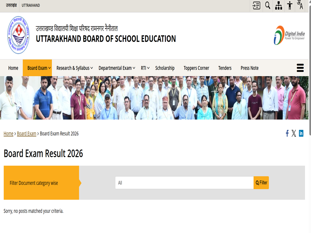 UK Board 10th results 2026 out at ubse.uk.gov.in: Check time, steps to ...