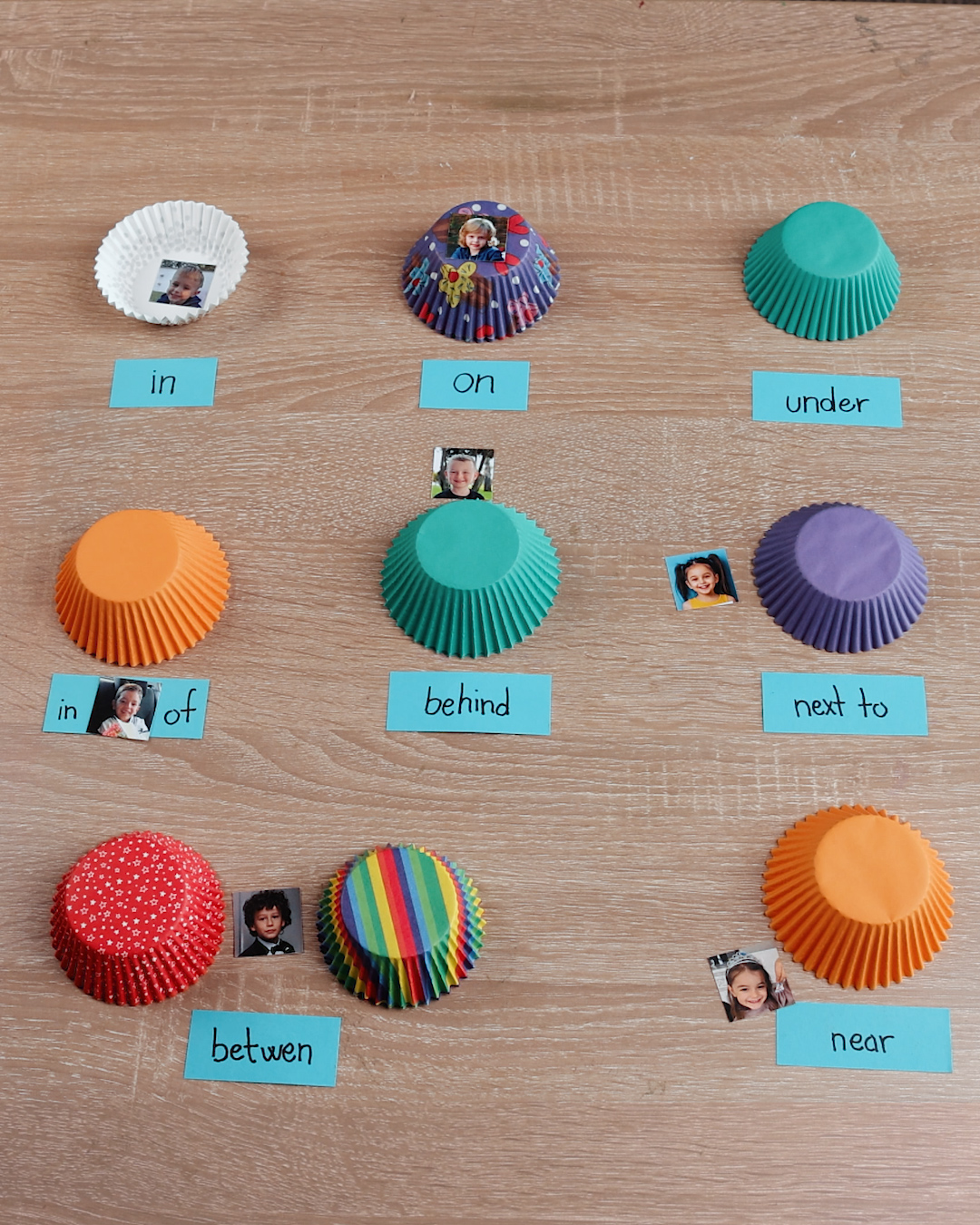 Where is your character? 🌟 Learn prepositions in your own magical book!