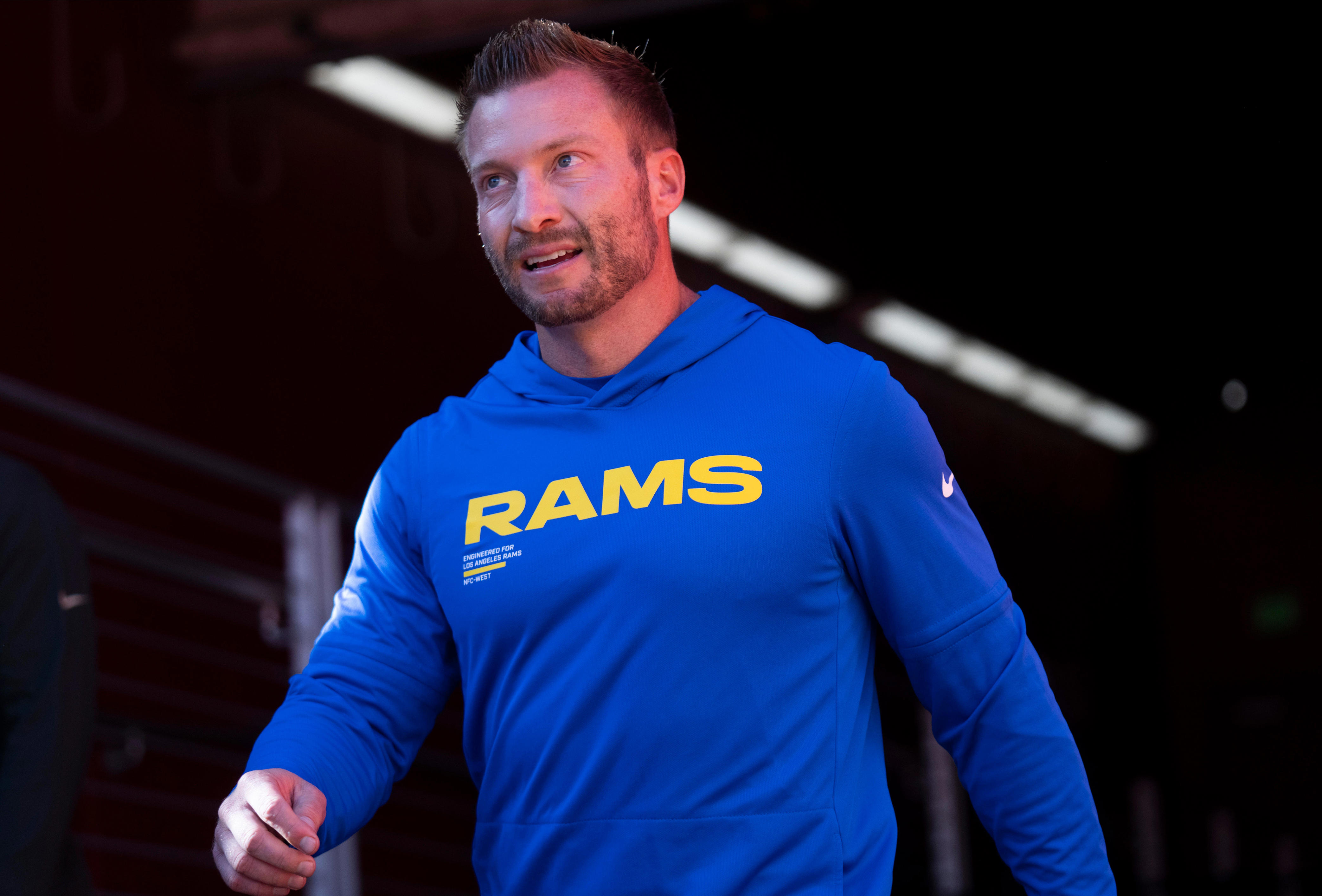 Sean McVay addressed his 'grumpy' mood after Rams drafted Ty Simpson