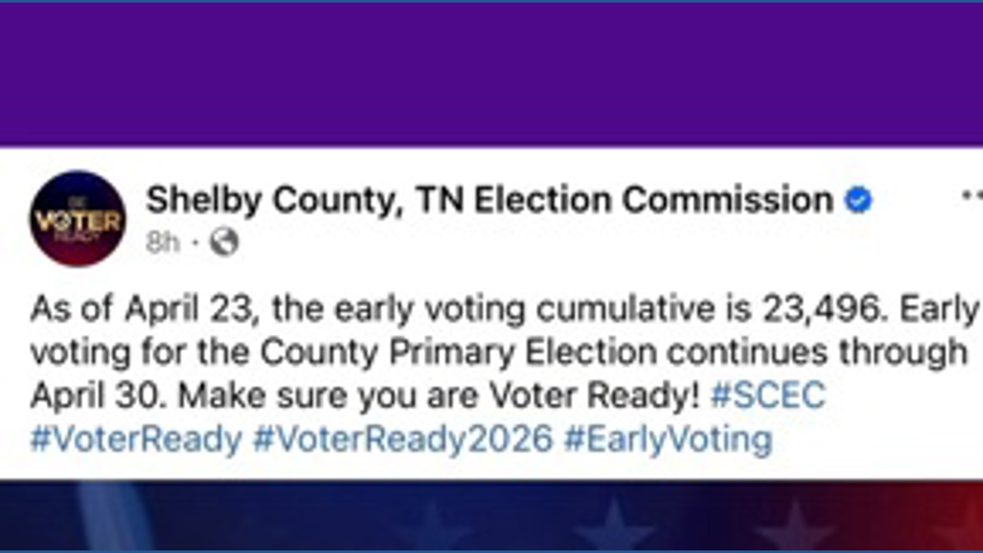 Tracking Shelby County early voting turnout