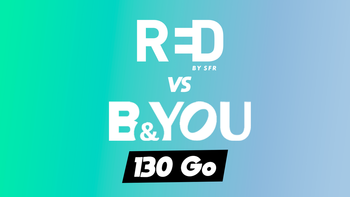 Forfaits 130 Go : B&YOU vs RED by SFR, lequel est vraiment le meilleur ...