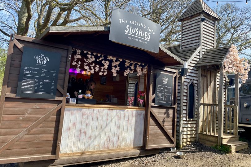 The little forest food and drink chalets surrounded by tulip fields 15 ...