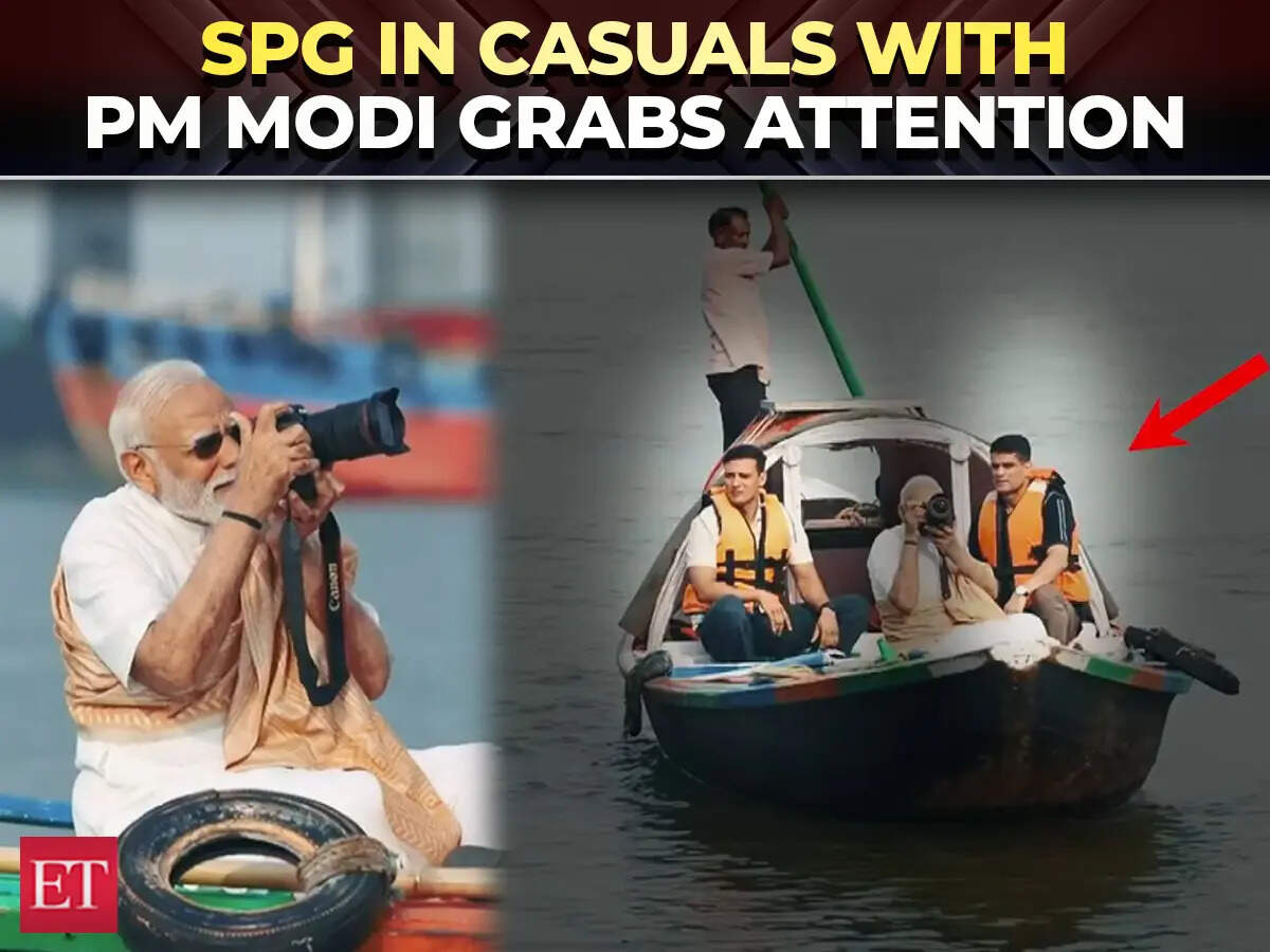Modi in Kolkata: SPG commandos in casual look during Hooghly boat ride ...