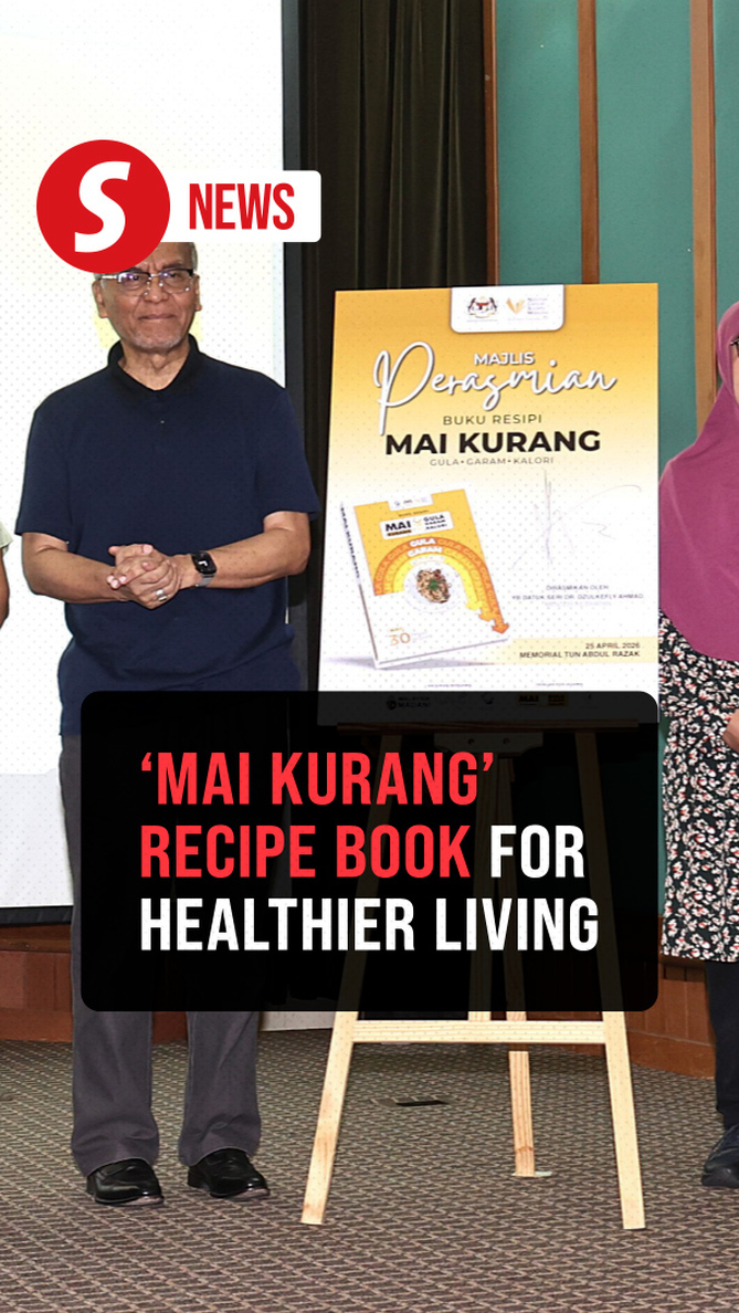 'Mai Kurang' recipe book a blueprint for healthier eating, says Dzulkefly