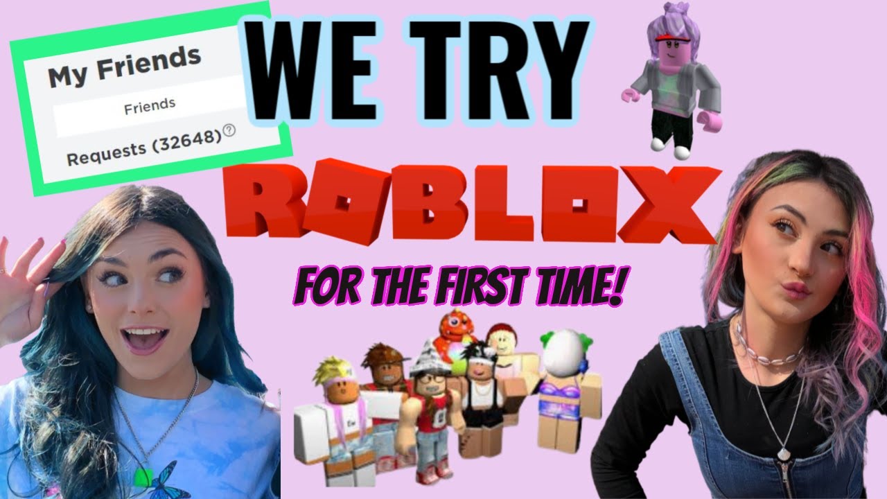 We try Roblox for the first time! You might be in this video
