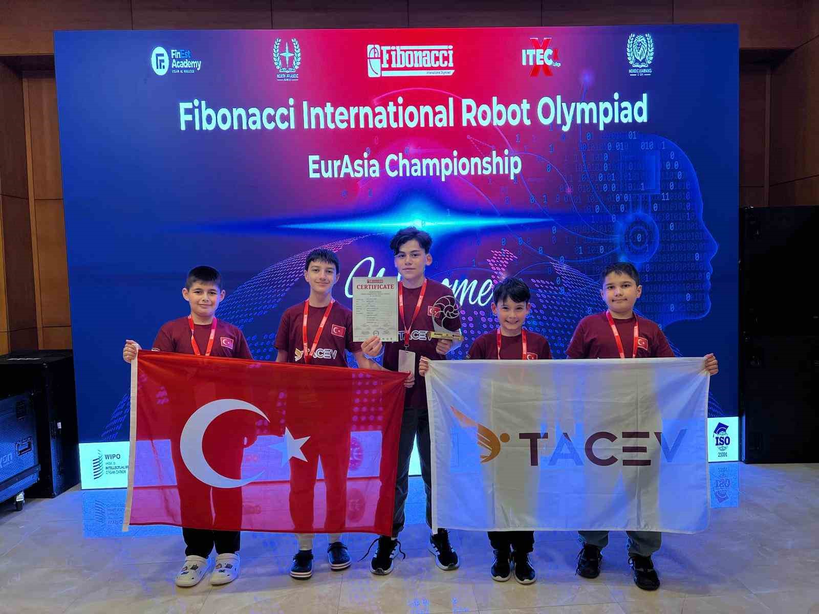 Fibonacci Uluslararası Robot Olimpiyatları’nda ilk 3’e girmek için ...