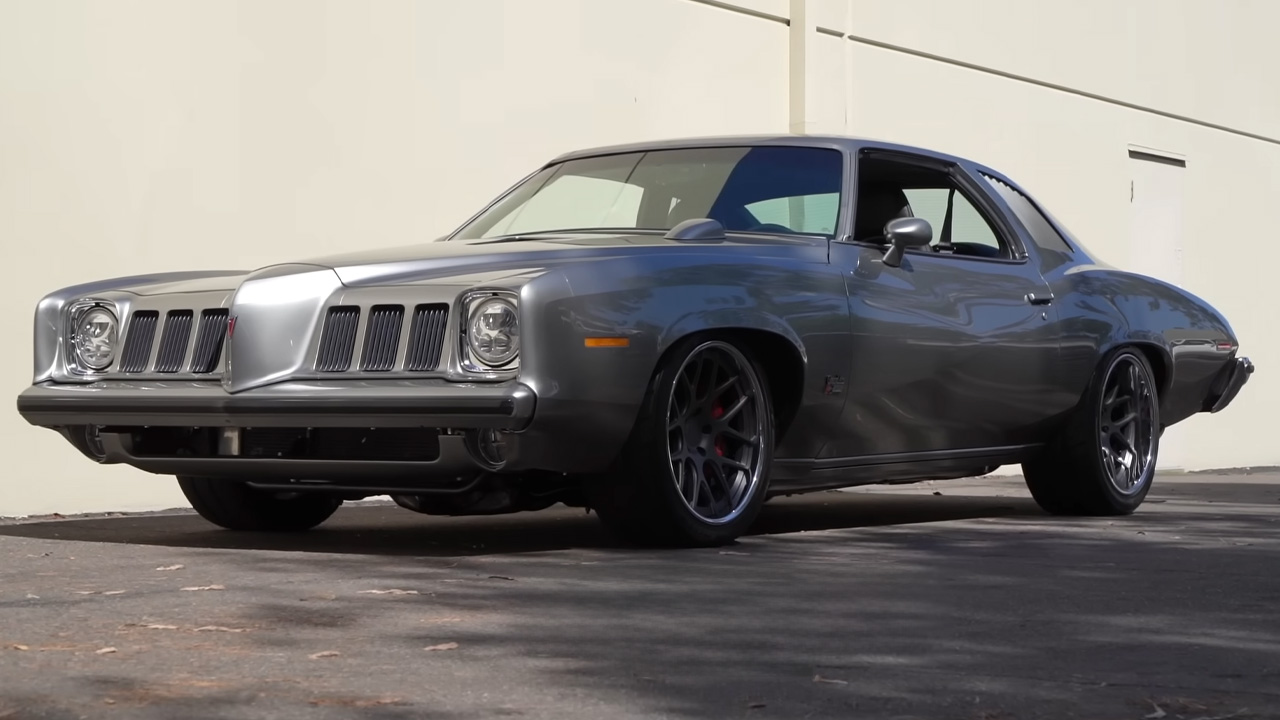 Modernized Pontiac Grand Am with custom 600 HP engine swap
