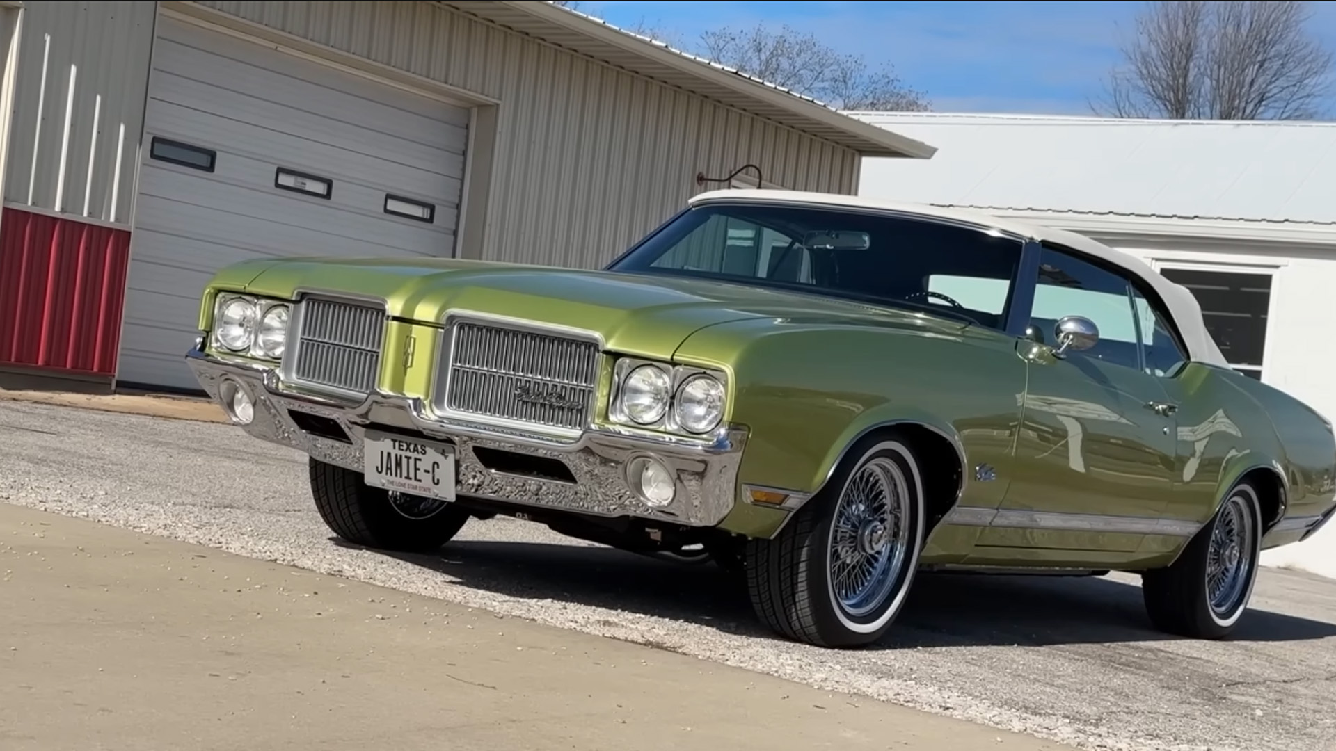 50-year-owned classic Cutlass Supreme convertible restoration
