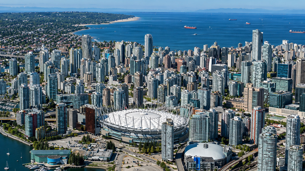 Ever seen Vancouver from this aerial angle?