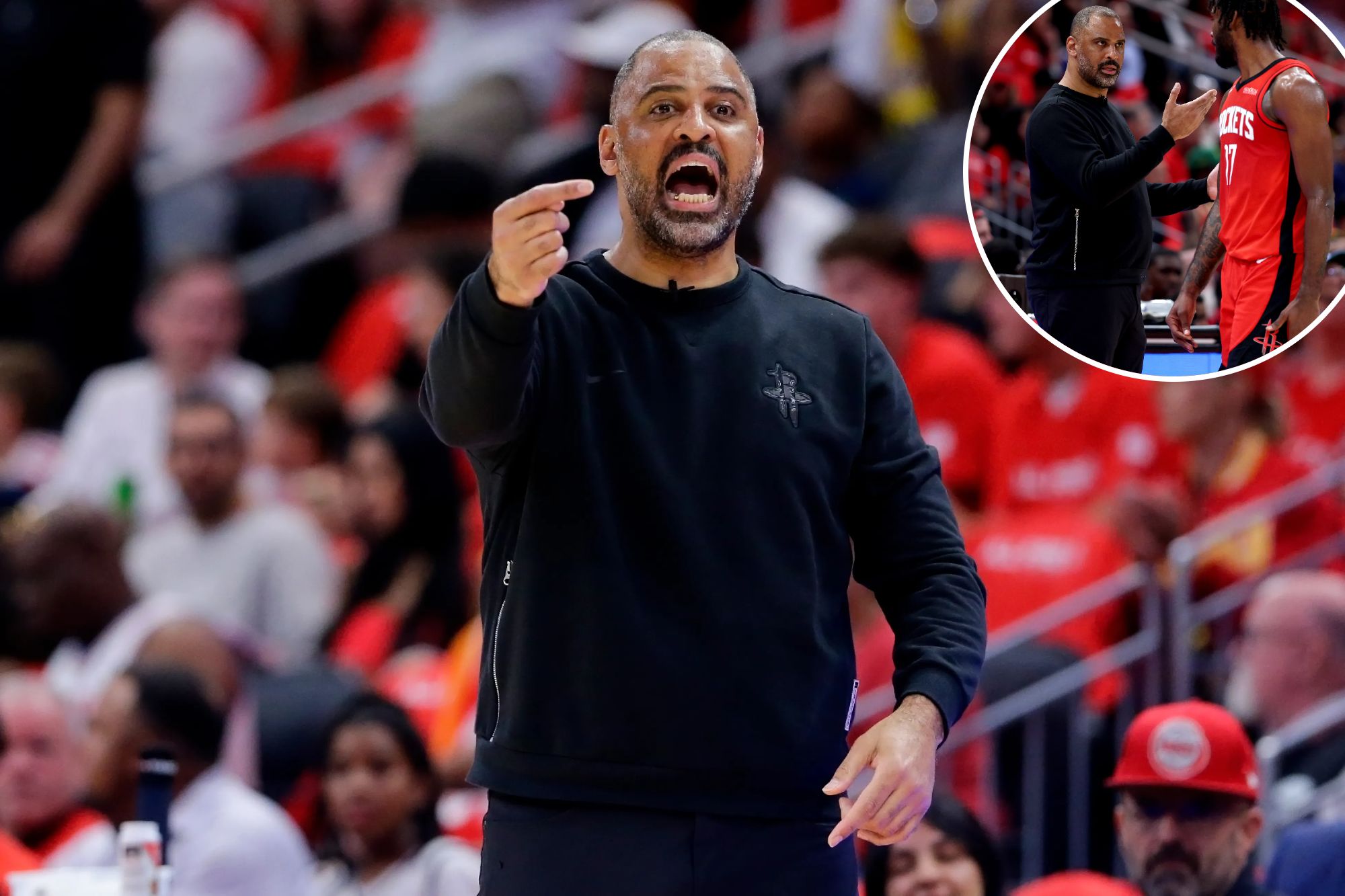Rockets coach Ime Udoka shreds players after ultimate Game 3 collapse ...