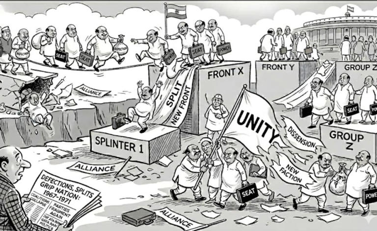 45 governments, 4 years: defections and Indian politics' era of instability