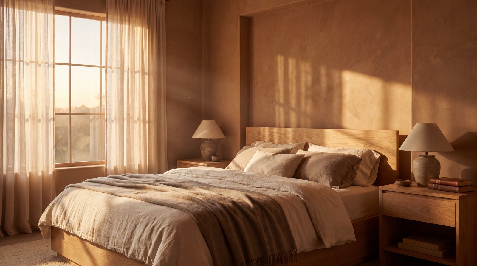 Designers embrace this easy earth tone update for 2026 bedroom refresh