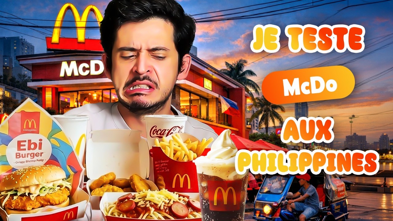 J'ai testé le pire McDo aux Philippines 🍔😬