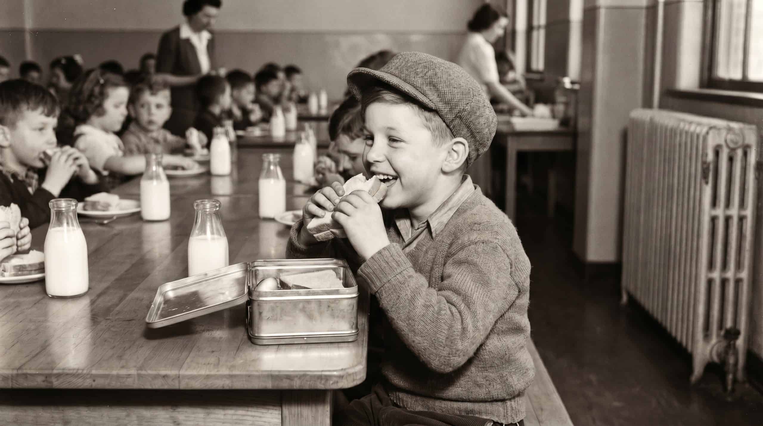 10 school lunch items from the '50s that are definitely not allowed today