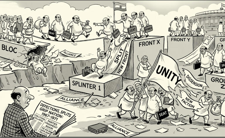 When 45 governments fell like houses of cards: India's era of political ...