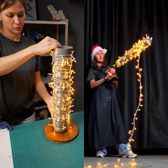 Turning a sewer pipe into a Christmas tree? 🎄🤯