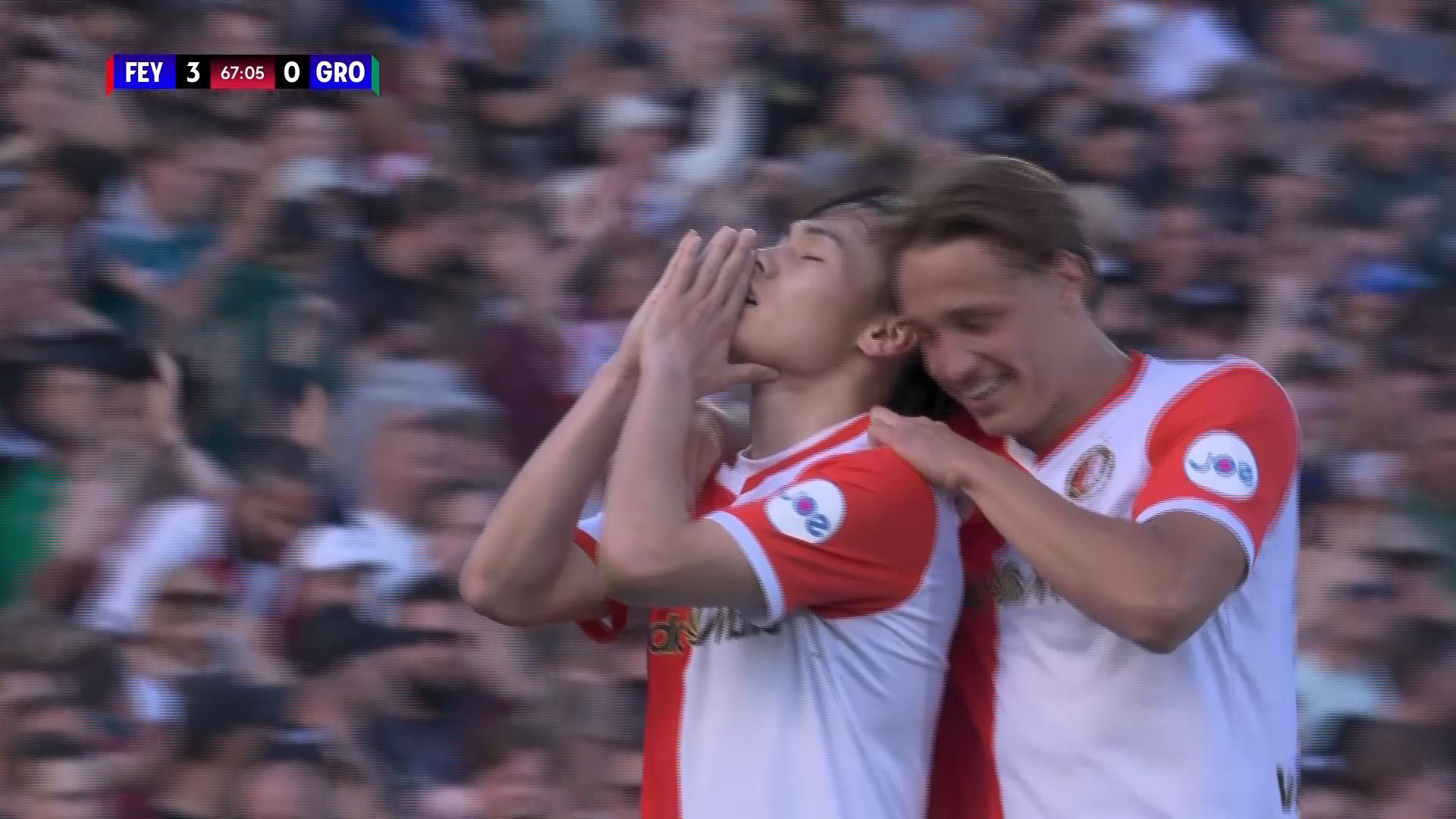 Feyenoord beat Groningen 3-1 as they look to secure second in Dutch ...