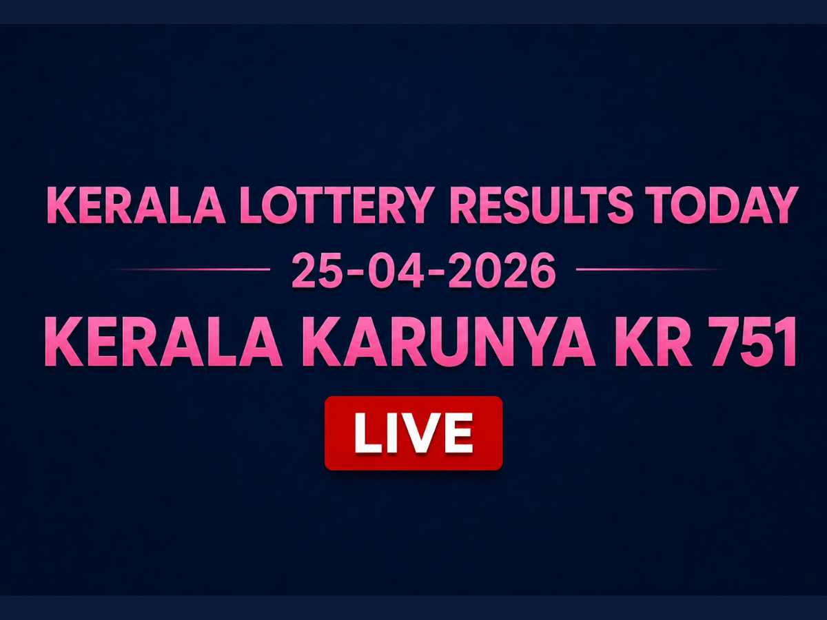 Kerala lottery result today (April 25, 2026): Karunya KR 751 lottery ...