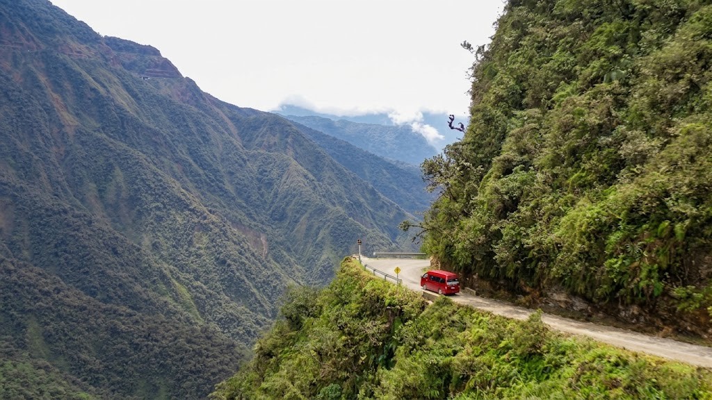 300 people died on this road every year - then their van nearly slipped off