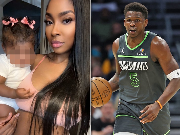 Anthony Edwards' baby mamas join forces to take on NBA star in court