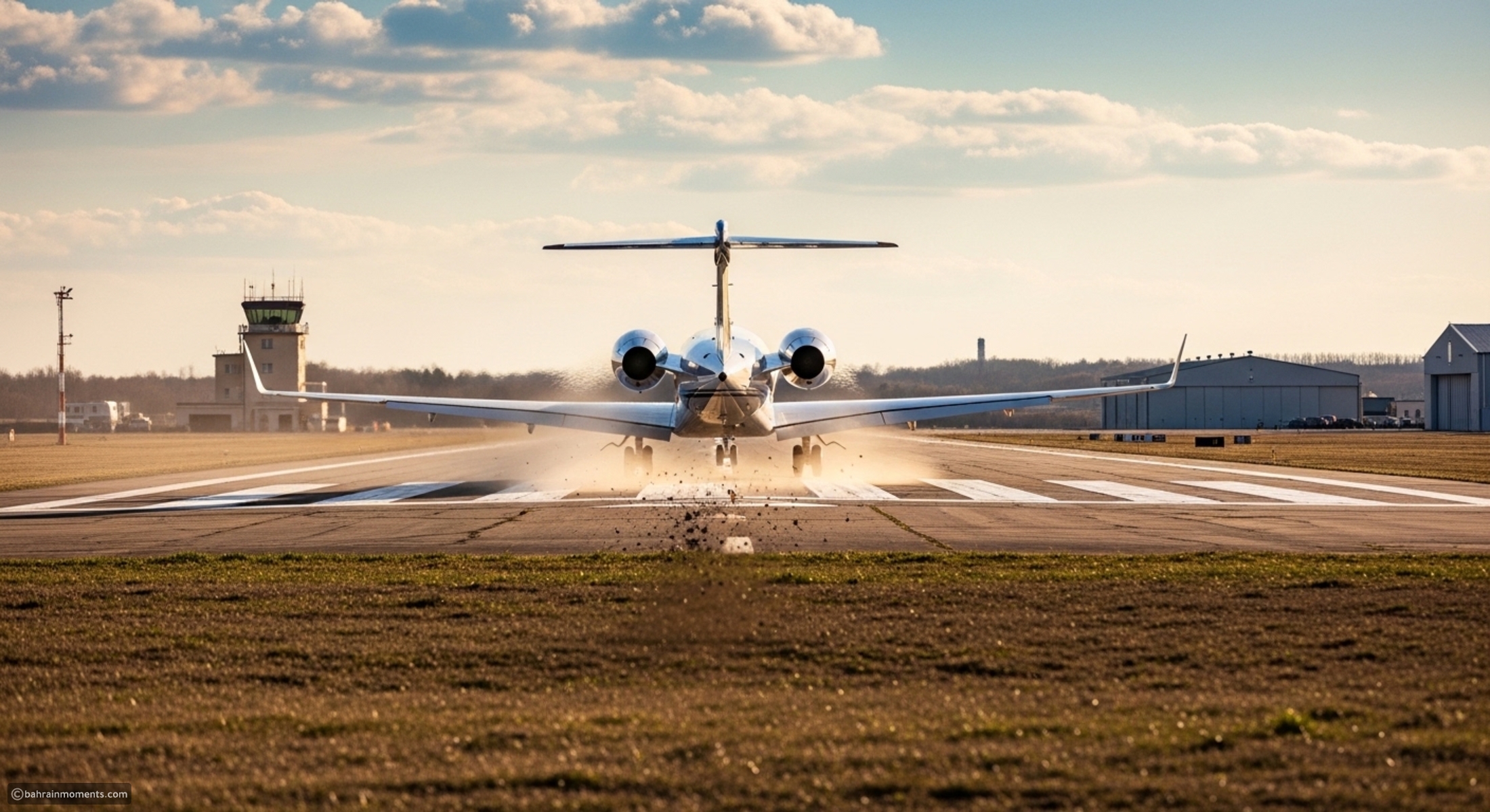 Why do most private jets have engines at the back?