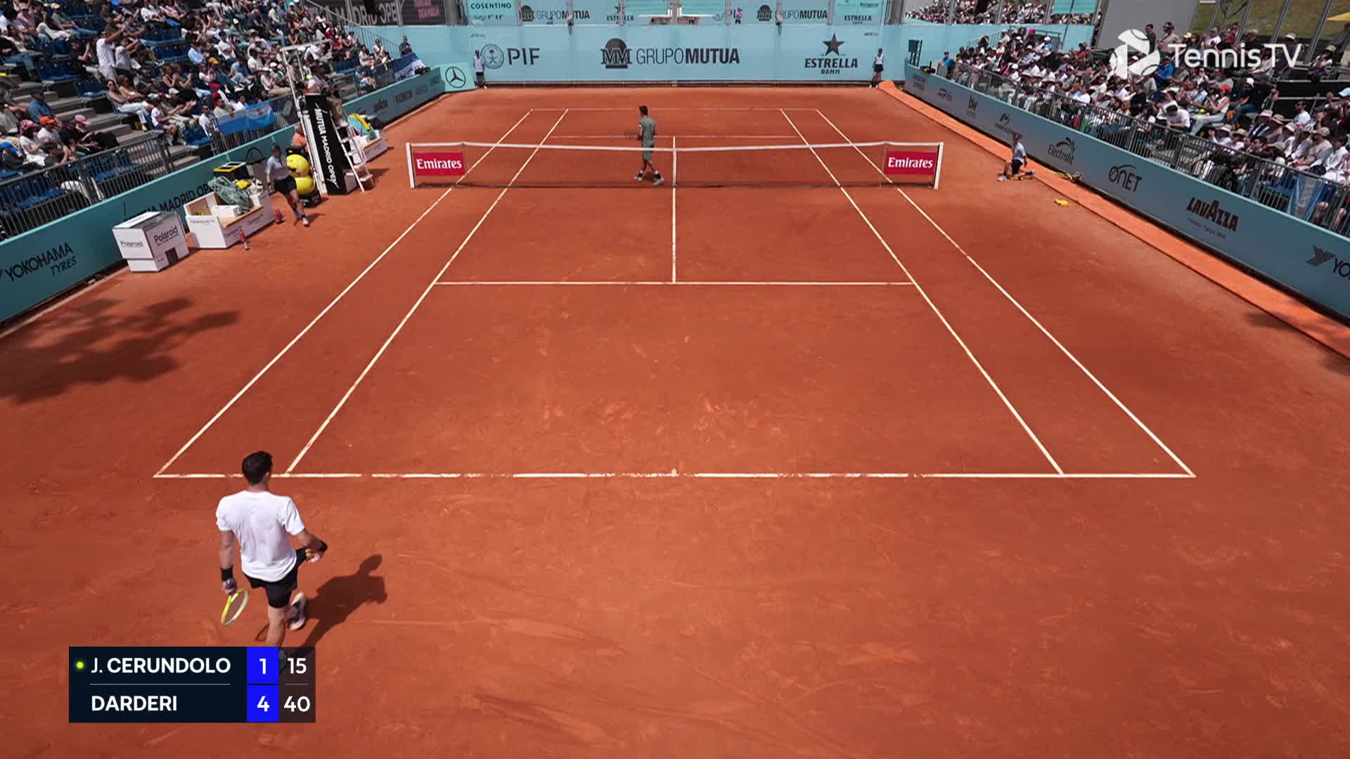 Stunning play by Luciano Darderi in Madrid