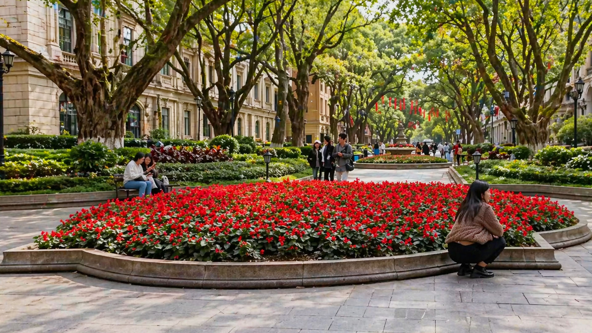 This street in China offers a rare calm city experience