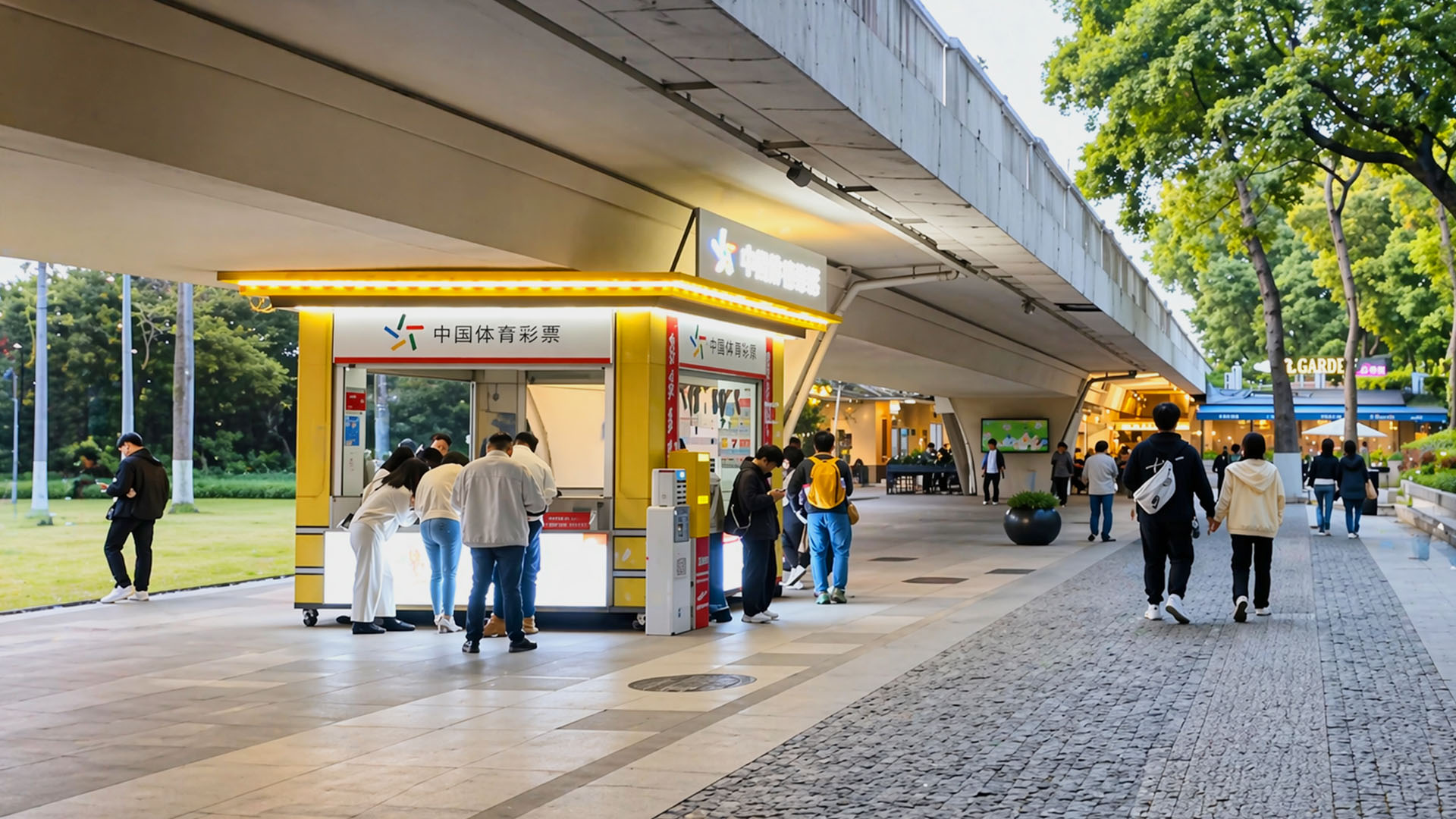 This small booth in China quietly becomes a daily magnet