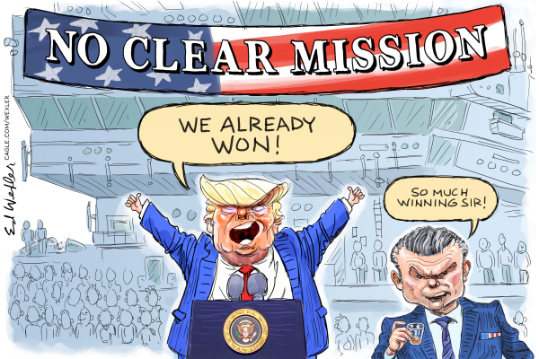 Ed Wexler’s latest political cartoons