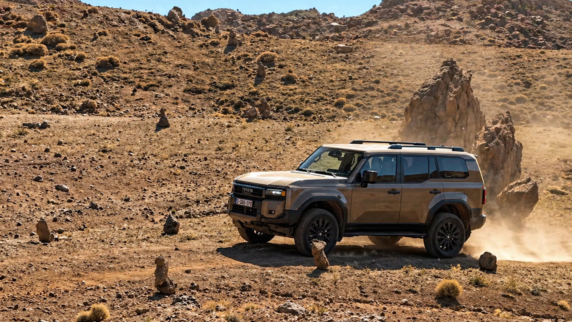 Testing the Land Cruiser comfort on long road trips