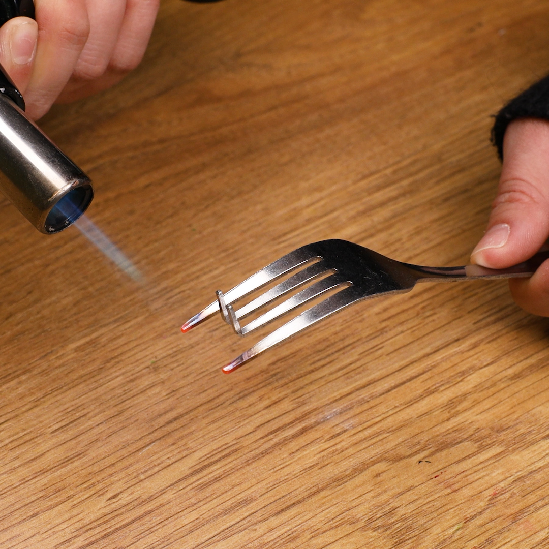 Turning a fork into something amazing 🍴