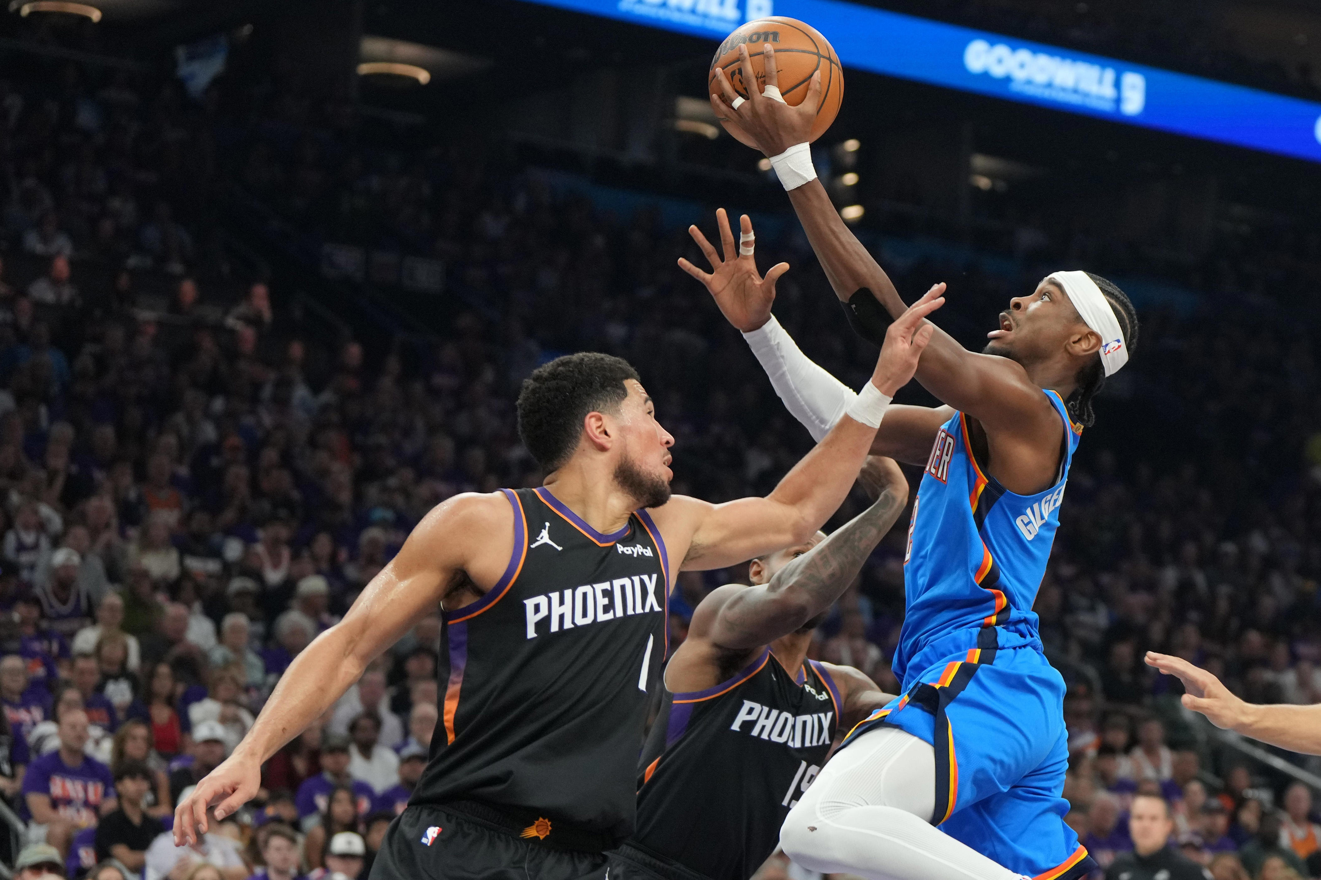 Player grades: SGA's 42 points lead Thunder to 121-109 Game 3 win over Suns