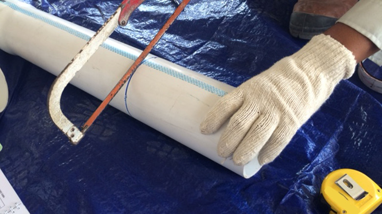 PVC pipe DIY: Upcycle scrap wood into an easy-to-build entryway table